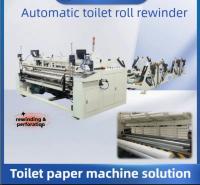 China Toilet Paper Making Machine Small Easy Manual Machine With Optional Embossing Unit for sale