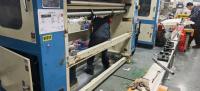 China V Fold Interfolder Auto Transfer Unit 20A Electric Current Tissue Paper Folding Machine 130m/min for sale