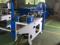 China 2.1-4.1Kw Pneumatic Loading Paper Napkin Making Machine with 1/4 Folding for 190-400mm Width for sale