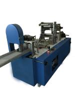 China Customized Size 1/4 Folded Napkin Machine 200-400mm Width Steel to Paper Embossing Color Printing for sale