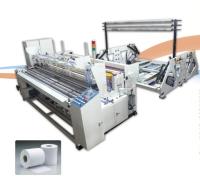 China HD-2000 Automatic Band Saw Toilet Roll Cutter with 80 Cuts/Min Speed and 2000mm Capacity for sale