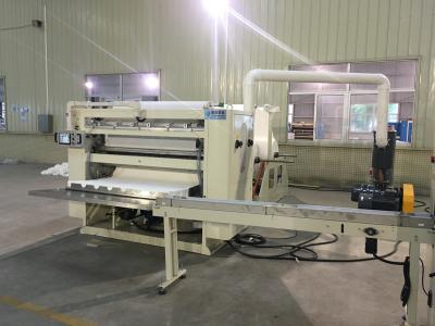 China V Fold Facial Tissue Paper Production Line 380V 50HZ Steel to Steel Embossing Unit for sale