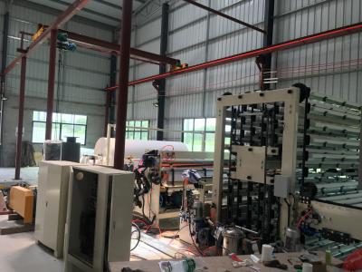 China ST-250-3000 High Speed Non-Stop Toilet Paper Rewinding Line 200m/min 10tons/10hours for sale