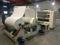 China Steel to Steel Embossing V Fold Facial Tissue Interfolder Machine 1900mm Width 50HZ for sale