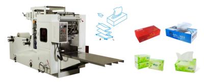 China 220V 50Hz V Fold Facial Packing Machine | Semi-Automatic 15-50 Bags/Min Paper Wrapping Equipment for sale