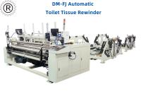 China Wood Pulp Toilet Paper Production Line 150-300mm Cutting Diameter PLC Control Embossing for sale