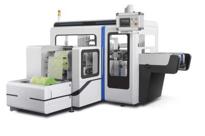 China DM-140 Automatic Toilet Roll Wrapping Machine 1.5KW Power 80-120 Rolls/Minute Capacity for sale