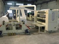 China 0.8Mpa Facial Tissue Production Line - CJ180/190/200 Series with 500-1000 Sheets/Min Speed and 2850mm Max Width for sale