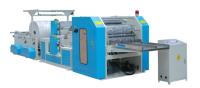 China Automatic 1/8 Fold Dinner Napkin Folding Machine 300m/min Tissue Paper Production for sale