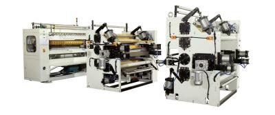 China 18.5kw Tissue Paper Production Line Facial Tissue Folding Machine 1050mm Width for sale