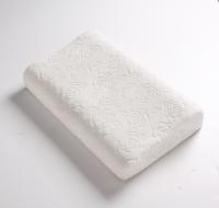 China Eco - friendly Wave Shape Natural Latex Pillow With Knitted Fabric Cover for sale
