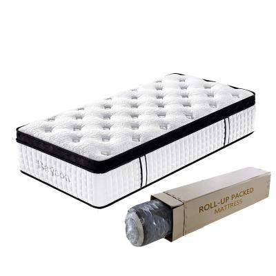 China Colchones Hotel Pocket Spring Bedroom Mattress Memory Foam for sale