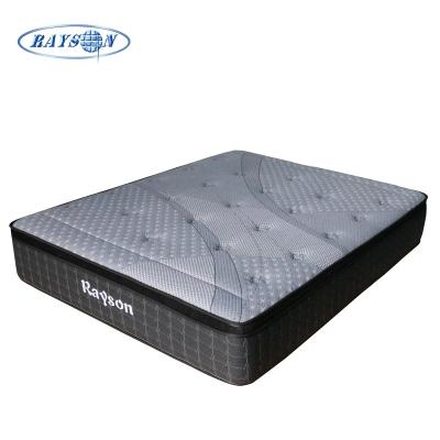China Orthopedic Luxury Euro Top Memory Foam Pocket Coil Mattress for sale