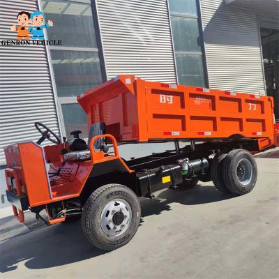 China 4x2 Drive Tipper Dump Truck Wheel Mini Dumper 2 - 15t Load In Guatemala for sale