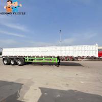 China Heavy Duty 40-60 Tons Side Wall Semi Trailer For Zambia for sale