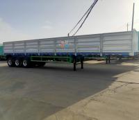 China Side Wall Semi Trailer With Interior Door For Transporting Grain for sale