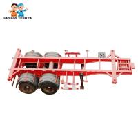 China Air Suspension 12 Tyre Jost Type Container Semi Trailer for sale