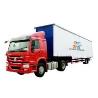 China 60000kg Bulk Cargo Triaxle Sliding 13m Curtain Side Trailers for sale