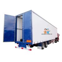 China 60000kg Bulk Cargo Triaxle Sliding 13m Curtain Side Trailers for sale
