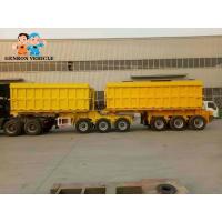 China 60 Tons 2 Axles Cargo Super Link Semi Trailer Delivery for Sands and Stones for sale