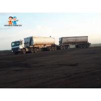 China 60 Tons 2 Axles Cargo Super Link Semi Trailer Delivery for Sands and Stones for sale
