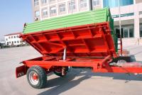 China Back Tipping 5T Genron 5000kgs Agricultural Tipping Trailers for sale