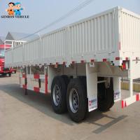 China Bags Cargo 2 Axles 40 Foot 30T Multilink Drop Side Semi Trailer for sale