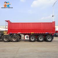 China 3 Axles Rear Tipper Semi Trailer transport coal, ore, construction materials and other bulk goods for sale