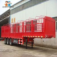 China Heavy Duty 3 Axles Steel CNAS CQC Storage Semi Trailer for sale
