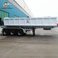 China ABS Anti Lock Leaf Spring Frameless Tipper End Dump Tractor Trailer for sale
