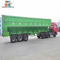 China 3 Axles Crawler Dump Truck Semi Trailer  for delivering stones, sand, coal, carbon, white ash, etc for sale