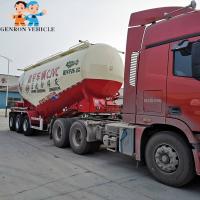 China 3 Axles 16T Air Suspection Dry Bulk Tanker Trailer for sale transport Mineral powder for sale
