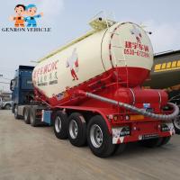 China Air Suspension 3 Axles Dry Bulk Tanker Trailer for Sale Export to Sudan, Somalia, Tanzania, Tunisia, Uganda, Zambia for sale