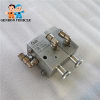 China Fuel Tank Truck Aluminum Pneumatic Control Block Push Button for sale