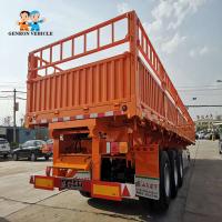 China Barrier Open Top 45Ton Shipping Container Transport Trailer for sale