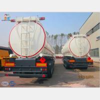 China Road Transport Carbon Steel 50000L Water Hauling Tanks Trailers for sale