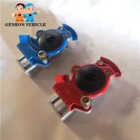 China Trailer Parts Standard Straight Mount Gladhand Aluminum Glad hand with Supply line and Control line for sale