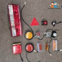 China Factory Truck Triangle Reflector License Pate Led Light Lamp Trailer Parts Truck Spares for sale