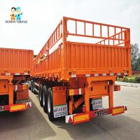 China 50 Tons Livestock 500mm Gooseneck Storage Semi Trailer for sale