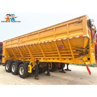 China 3 Axles 50 Tons With FUWA Brand Axles Crawler Dump Truck Semi - Trailer Export To Southeast Asia and other countries for sale