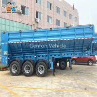 China 3 Axles 50 Tons With FUWA Brand Axles Crawler Dump Truck Semi - Trailer Export To Southeast Asia and other countries for sale