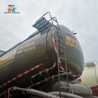 China 3 Axles Air Suspension Dry Bulk Tanker Trailer Used to Transport bulk cement/ powder/ dry mortar for sale