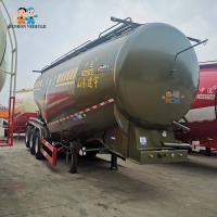China 3 Axles Air Suspension Dry Bulk Tanker Trailer Used to Transport bulk cement/ powder/ dry mortar for sale