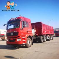China Flatbed Transport Coal Limestone Aluminum Tri Axle Dump Trailer for sale