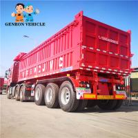 China Anticorrosive CCC CQC Limestone Tri Axle 80t Dump Semi Trailers for sale