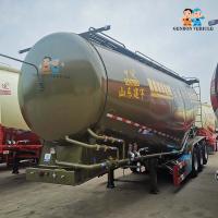China 3 Axles 45cbm Dry Powder Bulk Cement Material Tanker Semi Truck Trailer For Sale for sale