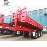 China Impact Resistance Construction  Tipper Q235 Dump Semi Trailers for sale