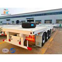 China 12 Meters Heavy Loading Skeletal 30T Container Semi Trailer for sale