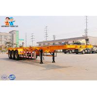 China 20 Feet Skeleton Intermodal Genron Container Semi Trailer for sale