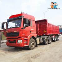 China 3 Axles 50T Heavy Duty Dump Semi Trailer Transport Stones Or Stands for sale